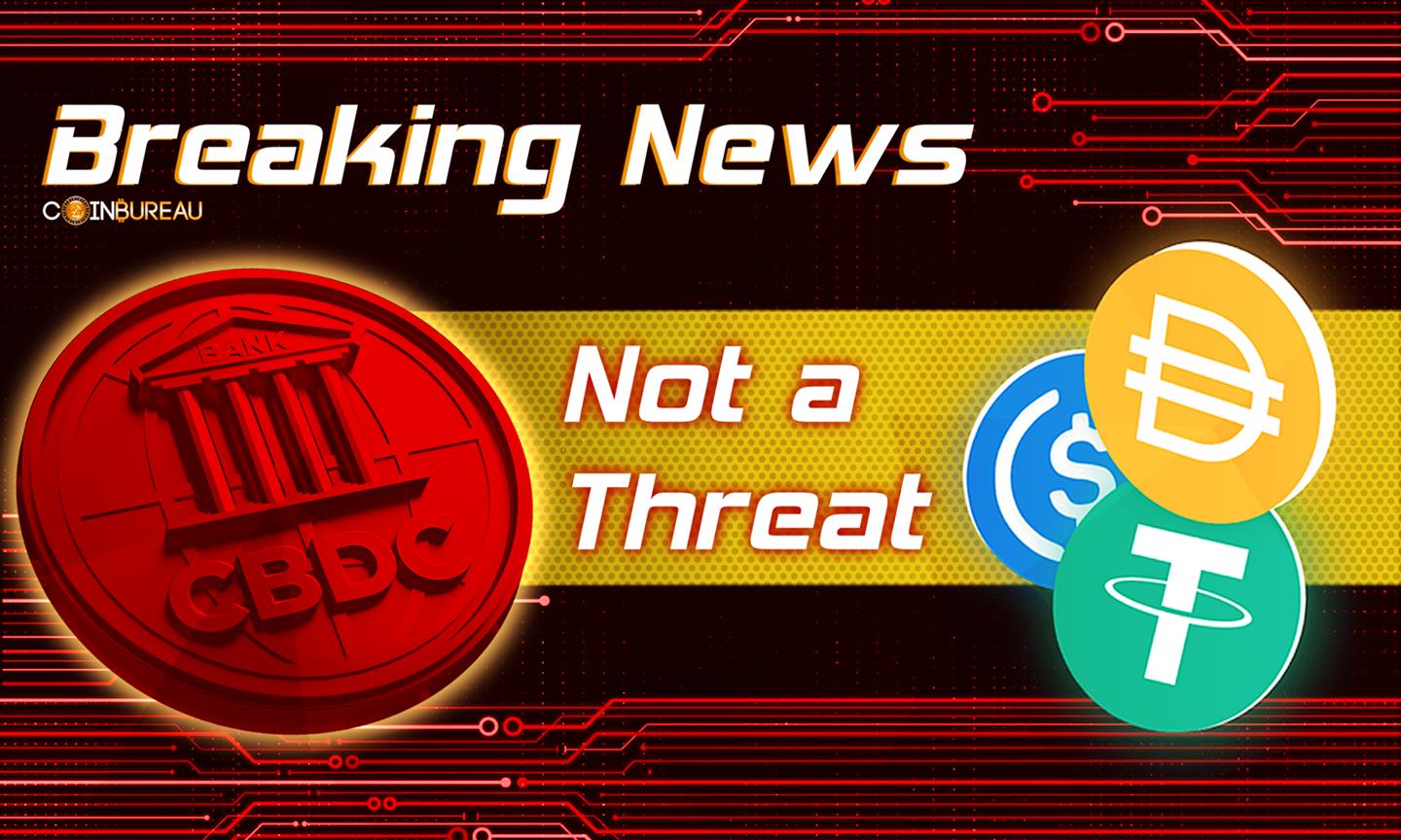 Tether CTO Says CBDCs Not a Threat to Stablecoin Market - Coin Bureau