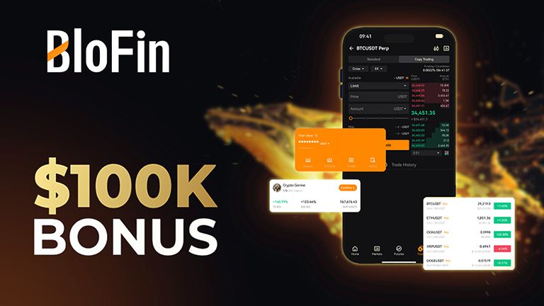BloFin - Up To $100k Bonus + 70% Exclusive Fee Discount - Coin Bureau